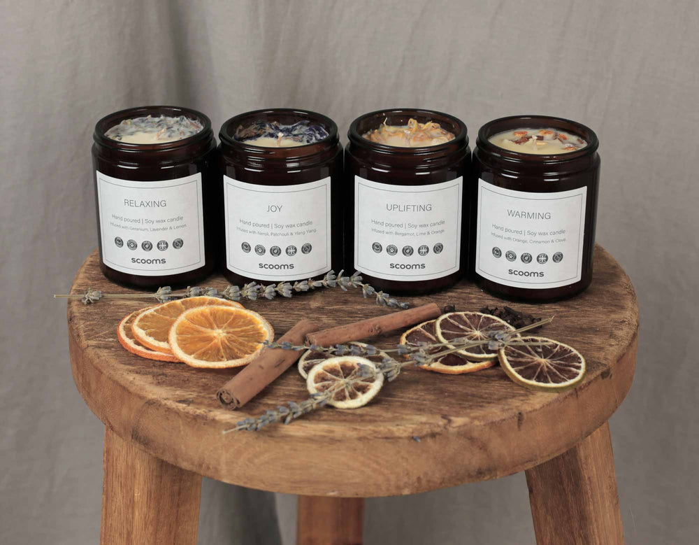 Natural Candles Scented - Non-Toxic | scooms